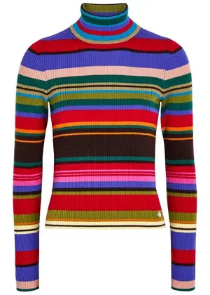 Acne Studios Kila Striped Wool Top