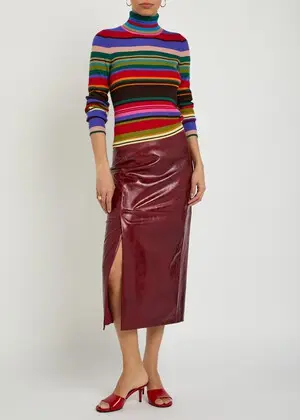 Acne Studios Kila Striped Wool Top