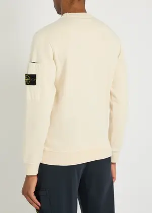 Stone Island Logo Cotton Sweatshirt