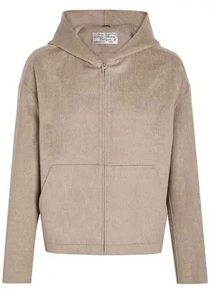 Acne Studios Doveria Hooded Wool And Cashmere-blend Jumper