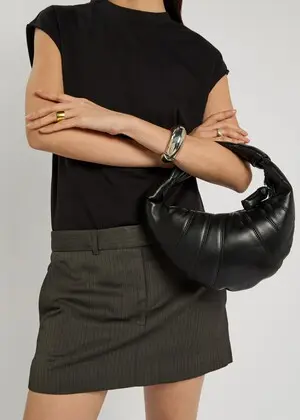 LEMAIRE Fortune Croissant Mini Leather Shoulder Bag