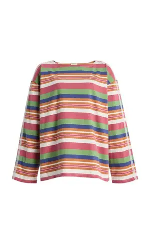 POSSE Polly Striped Cotton T-Shirt