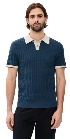 Paul Smith Short Sleeve Polo Sweater