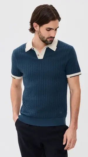 Paul Smith Short Sleeve Polo Sweater