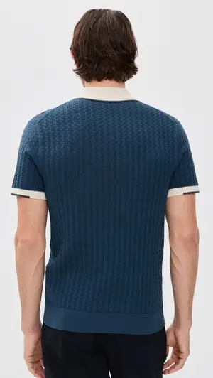 Paul Smith Short Sleeve Polo Sweater