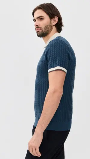 Paul Smith Short Sleeve Polo Sweater