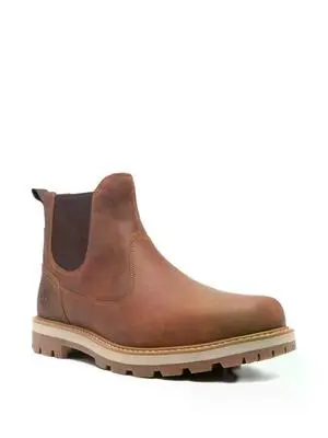 Timberland Logo-embossed Leather Chelsea Boots