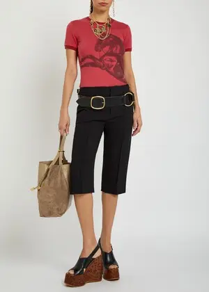 Chloé Printed Cotton T-shirt
