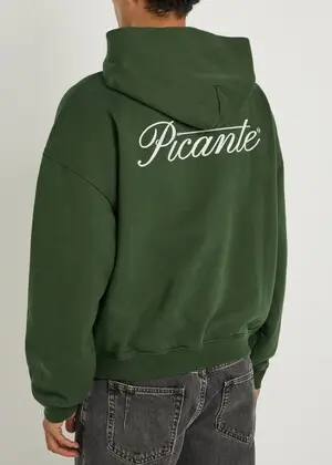 PICANTE Logo-embroidered Hooded Sweatshirt