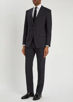 TOM FORD Bistretch Shelton Wool-blend Evening Suit - Navy