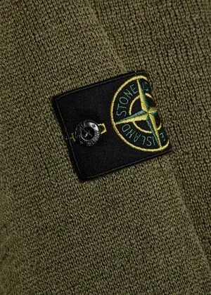 Stone Island Logo Wool-blend Jumper