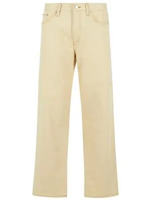 SUNFLOWER Loose Cotton Jeans - Beige