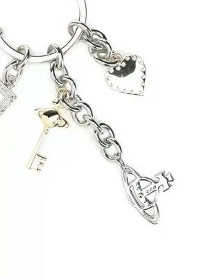 VIVIENNE WESTWOOD Multi-charm Keyring