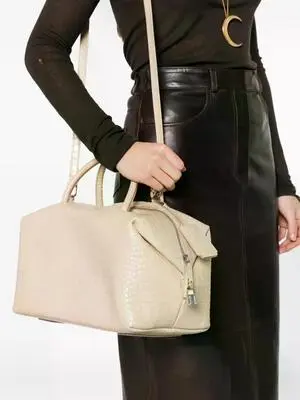 Max Mara Crocodile-effect Tote