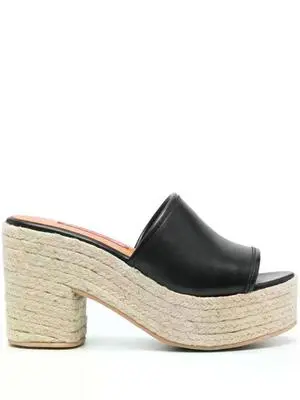 Moschino Leather Espadrilles