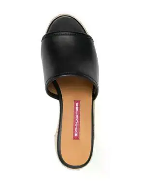 Moschino Leather Espadrilles