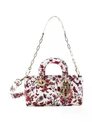 Dior Lady D-joy Printed Leather Small Satchel - Multicolour