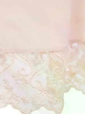 Simone Rocha Lace Trim Midi Skirt - Neutrals