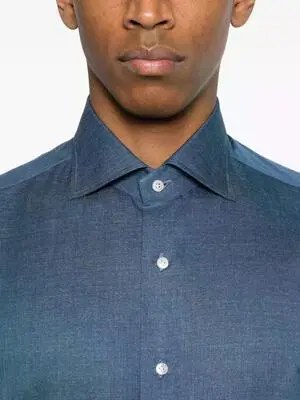 Isaia Button-fasteining Shirt