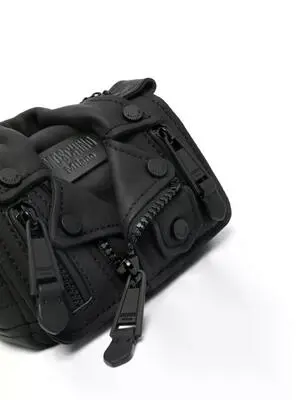 Moschino Mini Biker Leather Bag