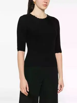 PHILO-SOFIE Lace-trimmed T-shirt