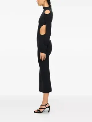 Off-White Sleek Meteor Midi Dress