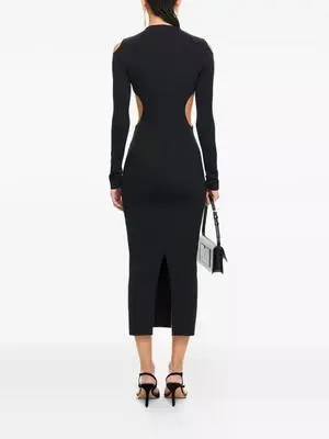 Off-White Sleek Meteor Midi Dress