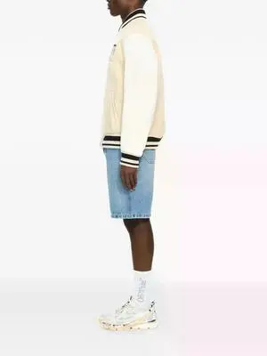 Off-White Star Logo Varsity Jacket - Neutrals