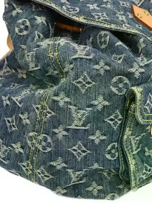 LOUIS VUITTON 2006 Sac A Dos Gm Monogram Denim Backpack - Blue