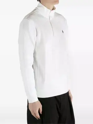 Polo Ralph Lauren Zip-neck Sweatshirt - White
