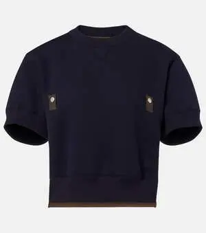Sacai Collared Sweatshirts Hoodies For Women