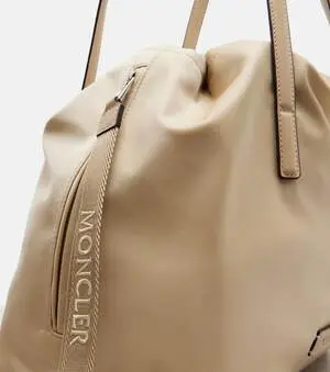 Moncler Leather-trimmed Tote Bag
