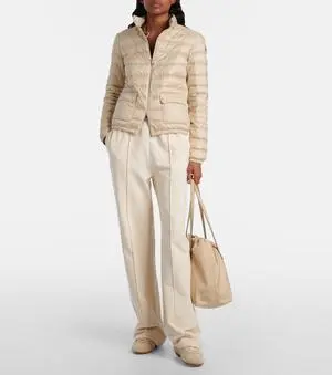 Moncler Leather-trimmed Tote Bag