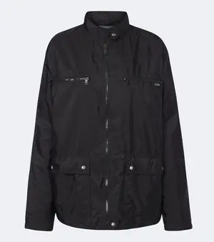 Prada Re-nylon Hooded Jacket - Black