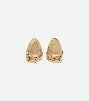 Oscar De La Renta Plated Stud Earrings - Gold