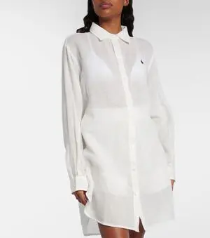 Polo Ralph Lauren Oversized Linen And Cotton Shirt
