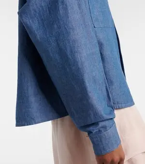 Loro Piana Gyles Cotton Chambray Shirt