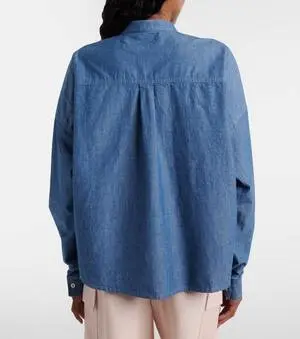 Loro Piana Gyles Cotton Chambray Shirt