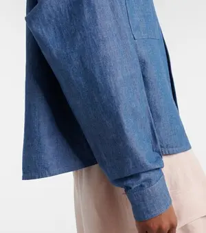 Loro Piana Gyles Cotton Chambray Shirt