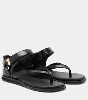 Sacai Leather Thong Sandals