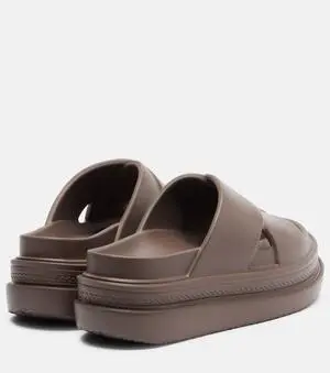 Sacai Platform Slides With Open Toe