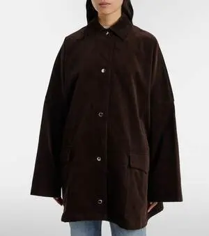 TOTEME Cotton Corduroy Overshirt - Brown