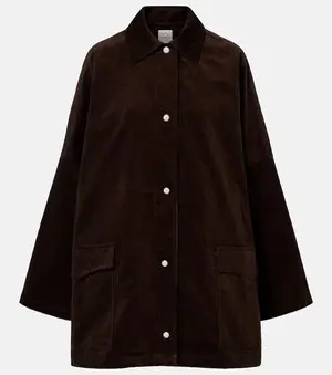 TOTEME Cotton Corduroy Overshirt - Brown