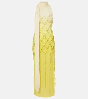 Blumarine Tie Neck Evening Dresses
