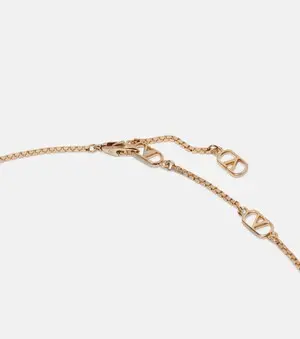 Valentino Garavani Cœur Royal Enamel Pendant Necklace