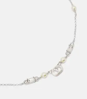 Valentino Garavani Ovalette Swarovski®-embellished Necklace