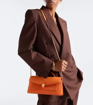 BVLGARI Serpenti Forever Top-handle Bag - Orange