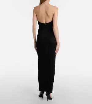 Alaïa Sheer Jersey Cocktail Dress