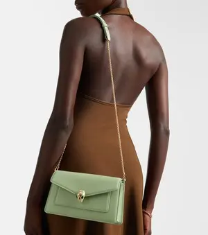 BVLGARI Serpenti Forever Small Leather Crossbody Bag