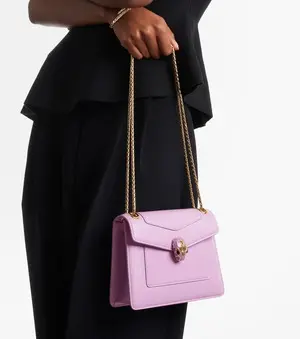 BVLGARI Serpenti Forever Small Crossbody Bag - Purple